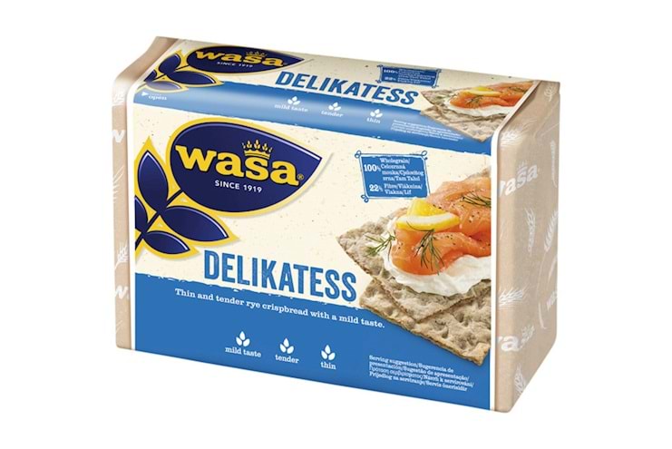 WASA DELİKATESS GEVREK EKMEK LİGHT 270 G – Sarper Market