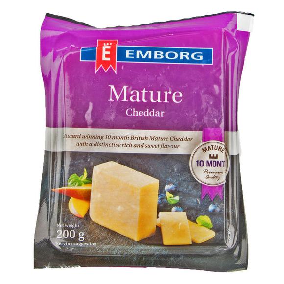 EMBORG CHEDDAR 200 GR – Sarper Market