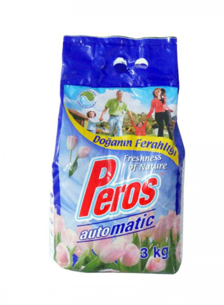 PEROS MATİK BEYAZ TOZ DETERJAN 3 KG – Sarper Market