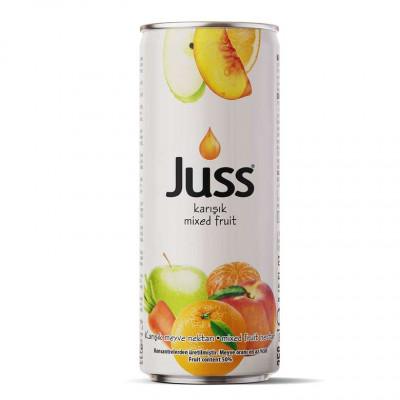 Juss Meyve Nektarı Karışık 250 ml – Sarper Market