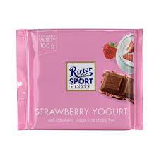 RİTTER SPOR ÇİLEKLİ YOĞURTLU ÇİKOLATA 100 GR – Sarper Market