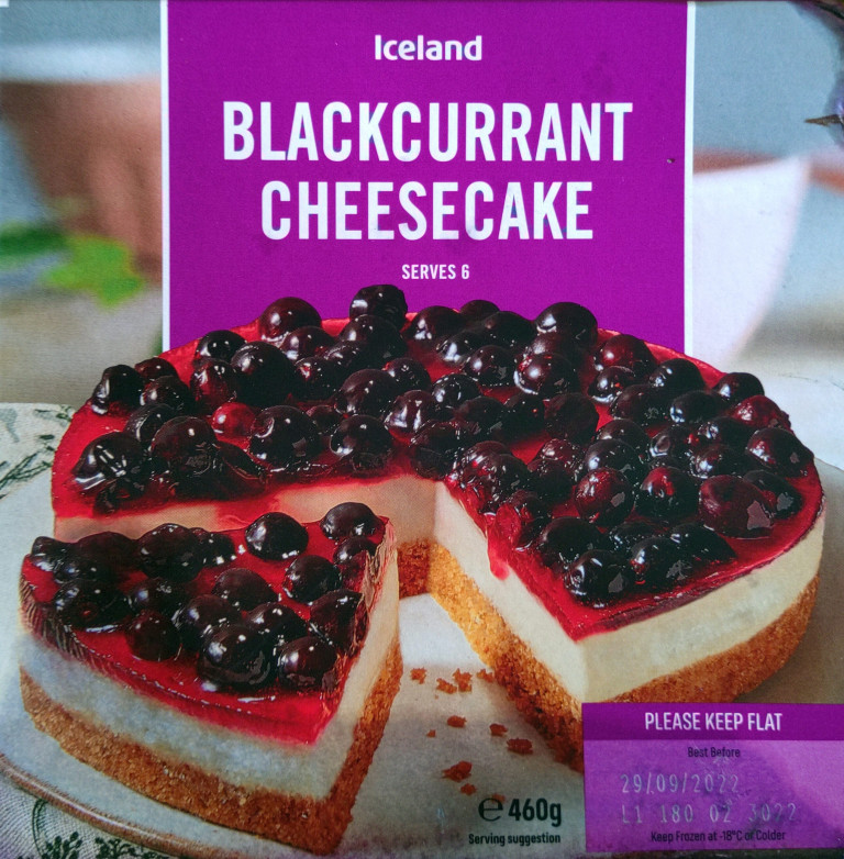 Iceland Blackcurrant Cheesecake 460 Gr – Sarper Market