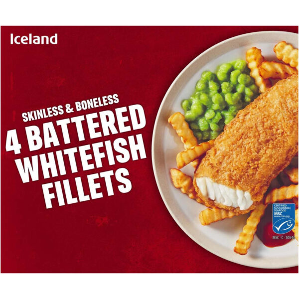 Iceland 4Pk Battered W.Fish 400Gr – Sarper Market