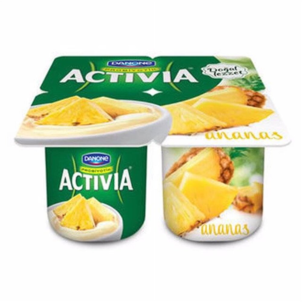 Danone Activia Ananas 4×100 gr – Sarper Market